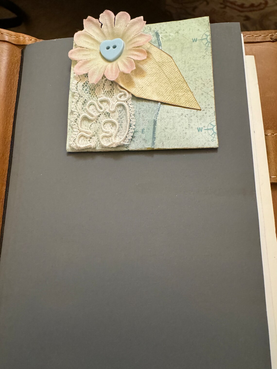 Paperclip or Bookmark Set (flowers & Inspire, Believe, Happy Planner ...