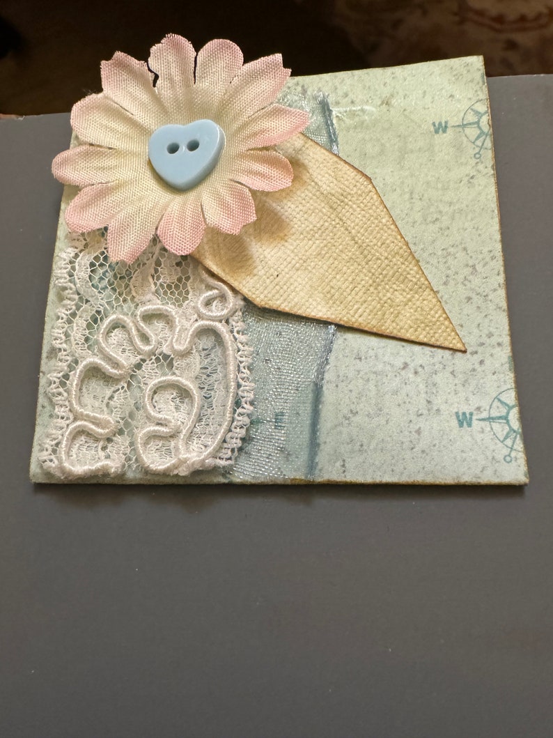 Paperclip or Bookmark Set (flowers & Inspire, Believe, Happy Planner ...