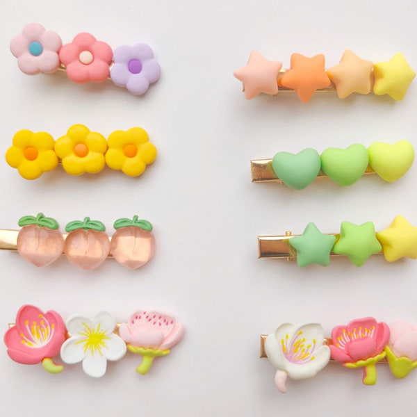 Cute Hair Clips - Etsy