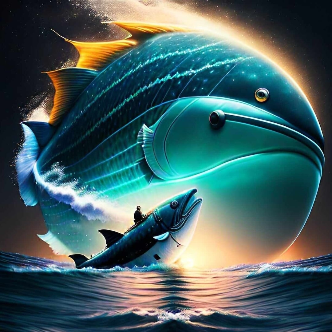 The Nly Pic of This Pic the Only Legend Fish - Etsy