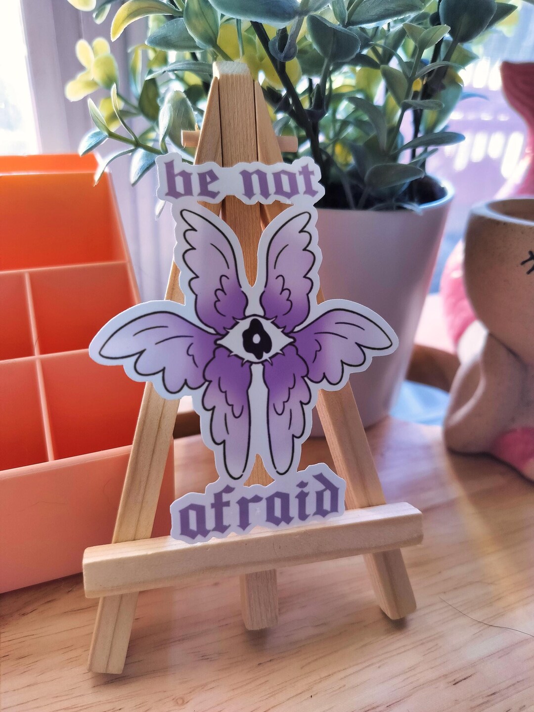 Biblical Angel Sticker - Sacred & Strange | Waterproof Vinyl Sticker ...