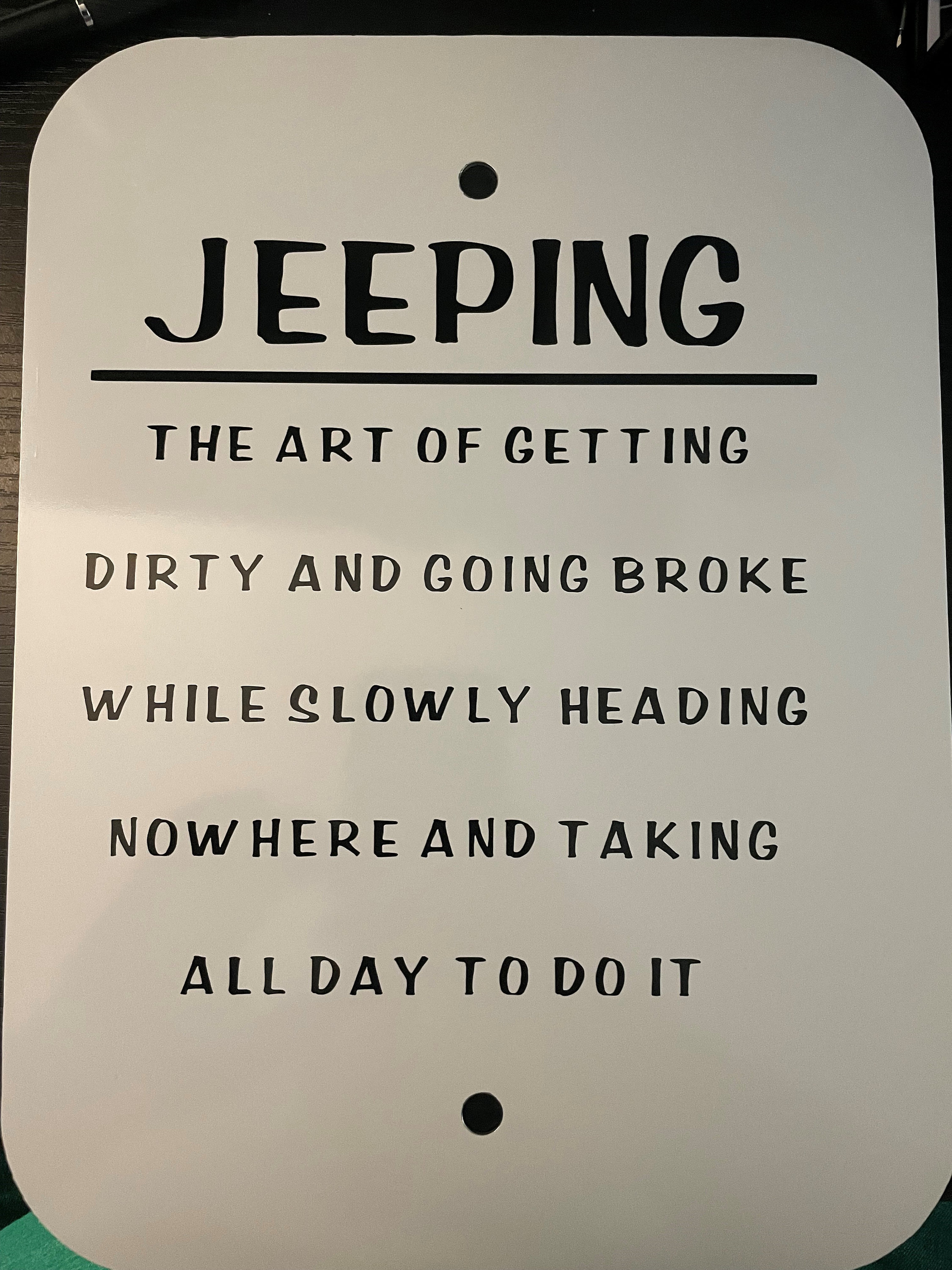 Jeeping Poem - Etsy