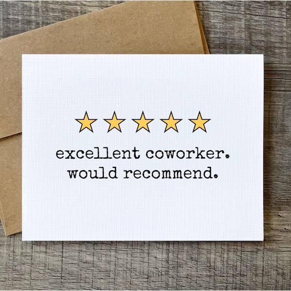 Funny Coworker Cards - Etsy