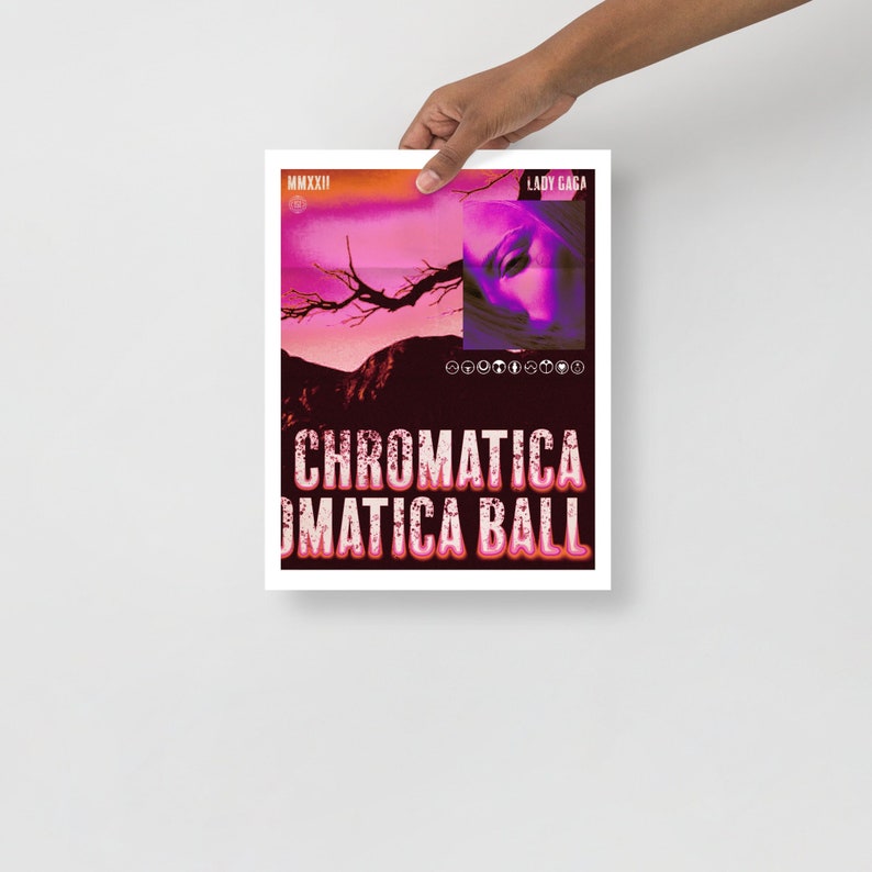 Art Print Lady Gaga Chromatica Ball 2022 Tour - Etsy