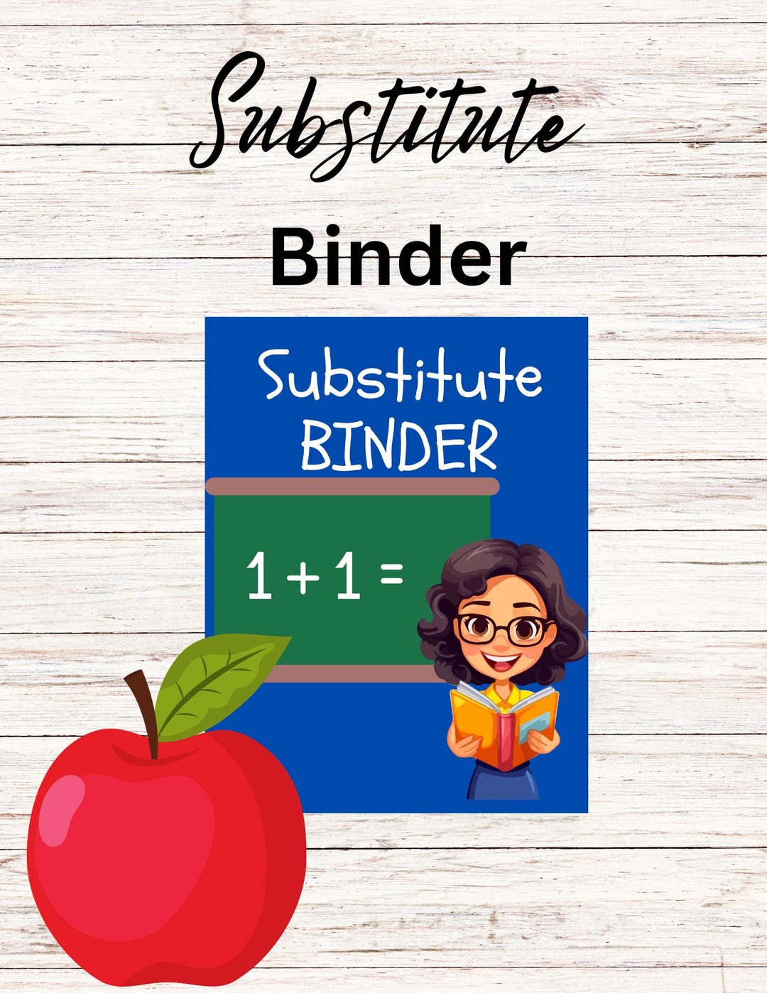 Editable Substitute Binder | Printable Sub Folder | Teacher Emergency ...