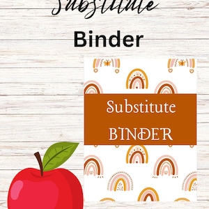 Editable Substitute Binder | Printable Sub Folder | Teacher Emergency ...