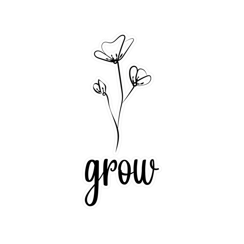 Grow - Vinyl Decals - Etsy