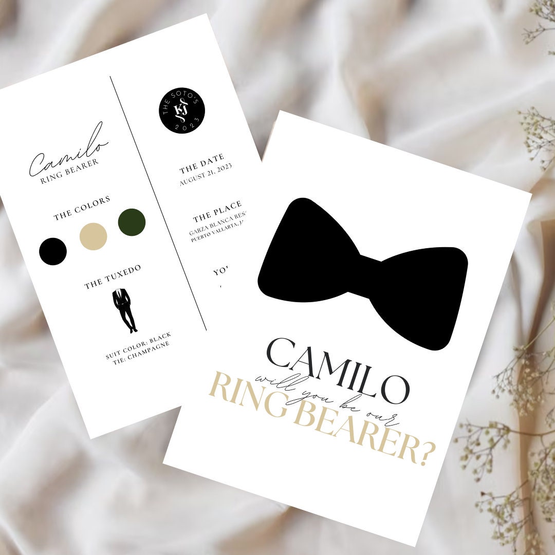 Ring Bear Proposal Card Printable Ring Bear Card Will You - Etsy