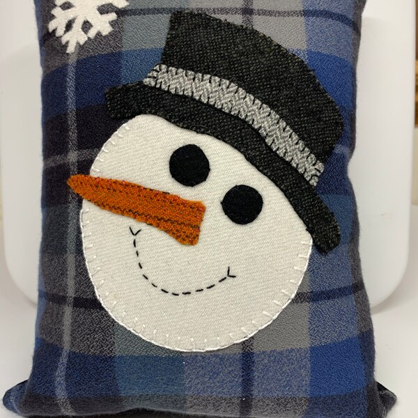 Snowman Pillow - Etsy
