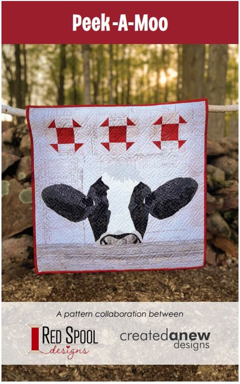 Peek-a-moo Pattern - Etsy