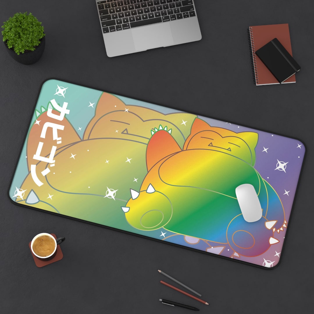 Snorlax Mouse Pad XXL Anime Gaming Mouse Pad Anime TCG - Etsy