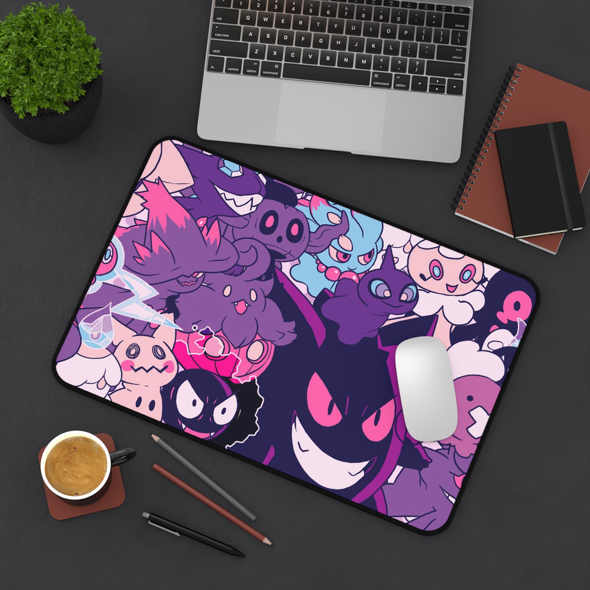 Gengar Ghost Desk Mat, Anime Desk Mat, Anime Gaming sold by Nesta ...