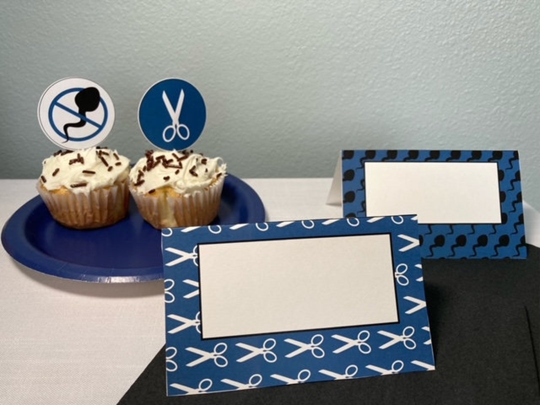 Vasectomy Party Food Tent Cards - Etsy