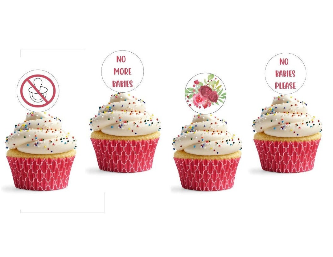 Tubes Tied or Hysterectomy Printable Cupcake Toppers - Etsy