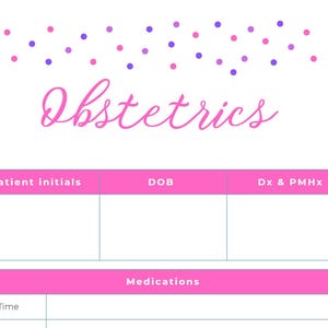 OB Nursing Care Plan - Etsy