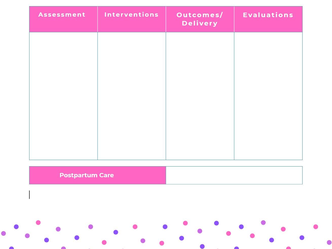 OB Nursing Care Plan - Etsy