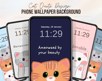 Lock Screen Cat - Etsy