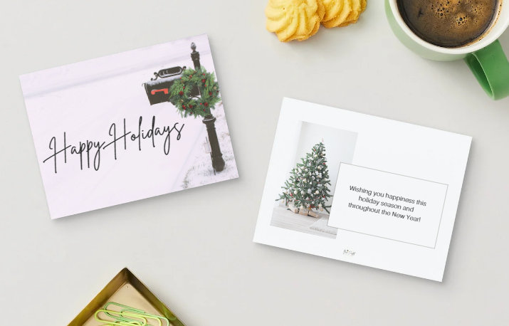 Mail Carrier Thank You Card, Letter Carrier, Happy Holidays, Thank You ...