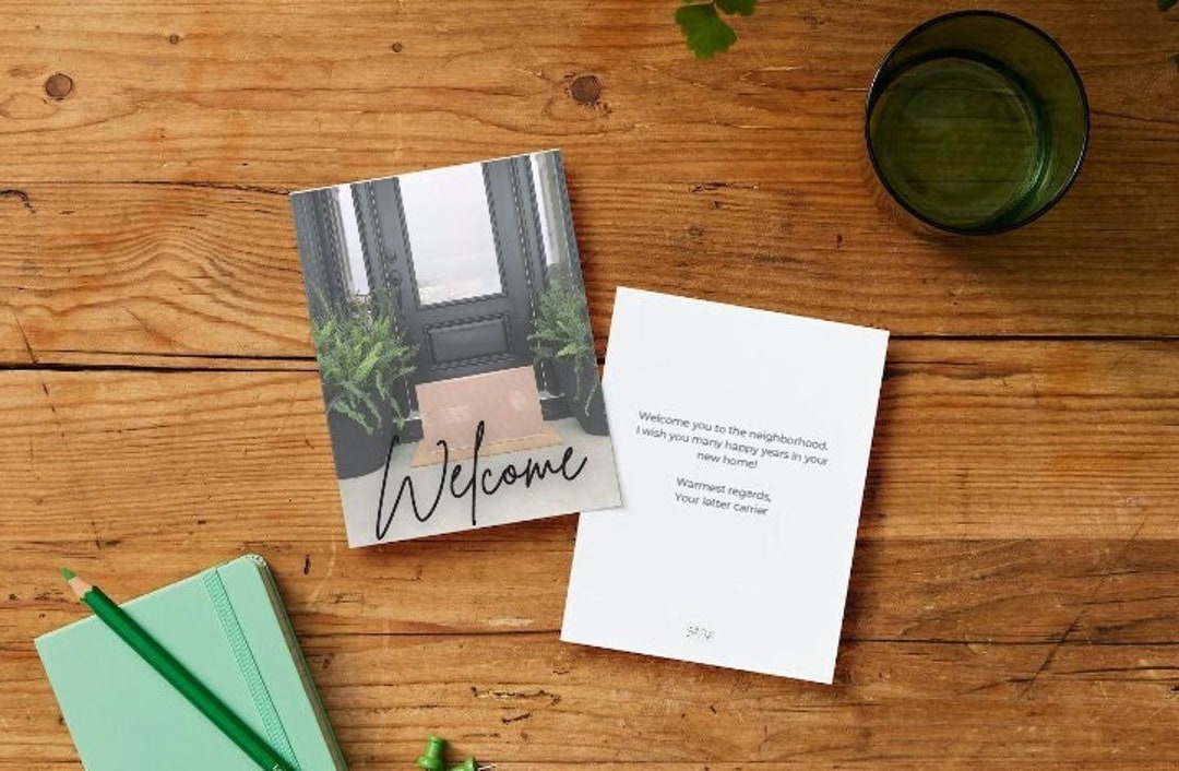 20 Pack- Welcome Card, Postcard, Postal, Post Office, Letter Carrier ...