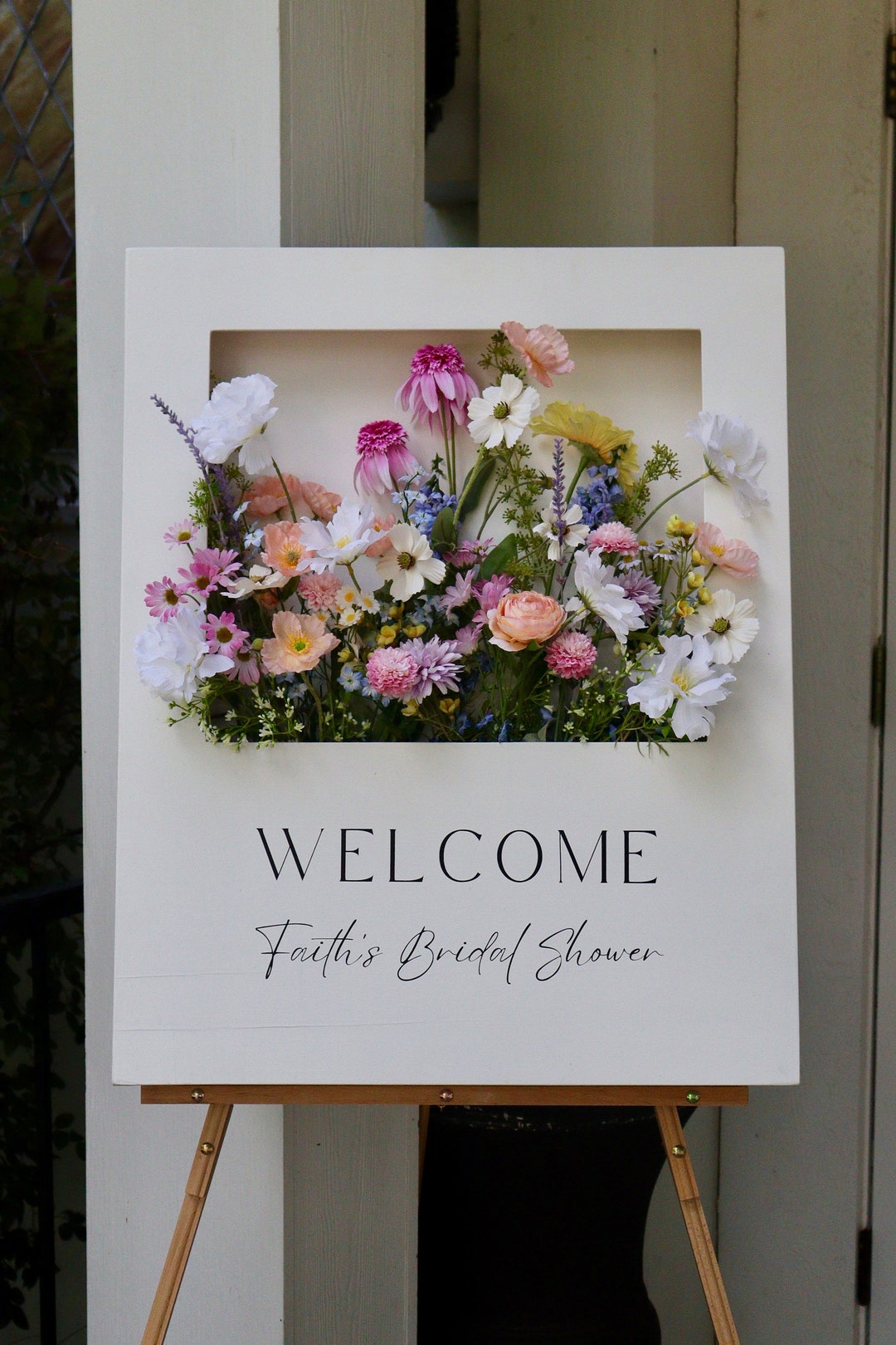 DIY Tutorial Flower Box Welcome Sign- Polaroid Style - Downloadable Pdf ...