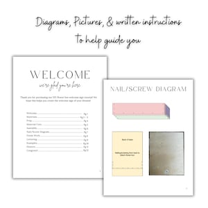 DIY Tutorial Flower Box Welcome Sign - Downloadable Pdf for Weddings ...