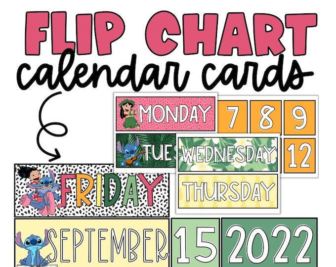 Classroom Flip Calendar - Etsy