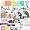 EDITABLE Colorful Classroom Library Genre Labels - Etsy