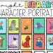 Brights Classroom Library Book Character Portraits for Character ...