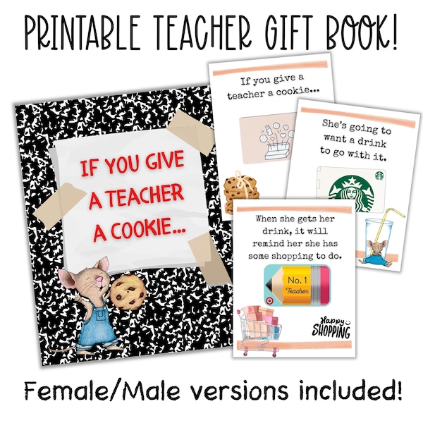 Teacher Gifts If You Give Teacher a Cookie - 60+ Gift Ideas for 2024