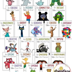 Favorite Primary Book Character Positive Affirmation Quotes Printable ...