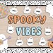 Spooky Vibes Retro Halloween Printable Classroom Bulletin Board Kit - Etsy