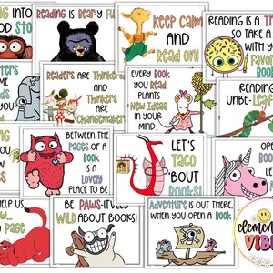 Favorite Primary Picture Book Characters Fun Reading Quotes Printable ...