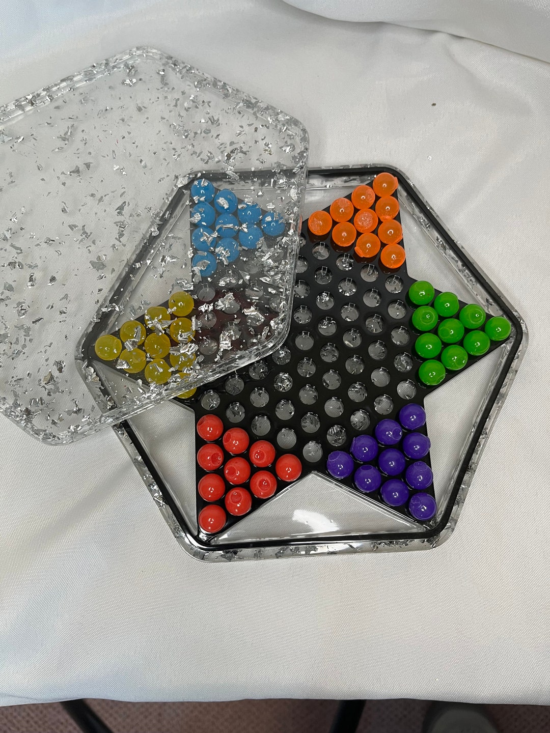 Chinese Star Board Game in Epoxy Resin - Etsy
