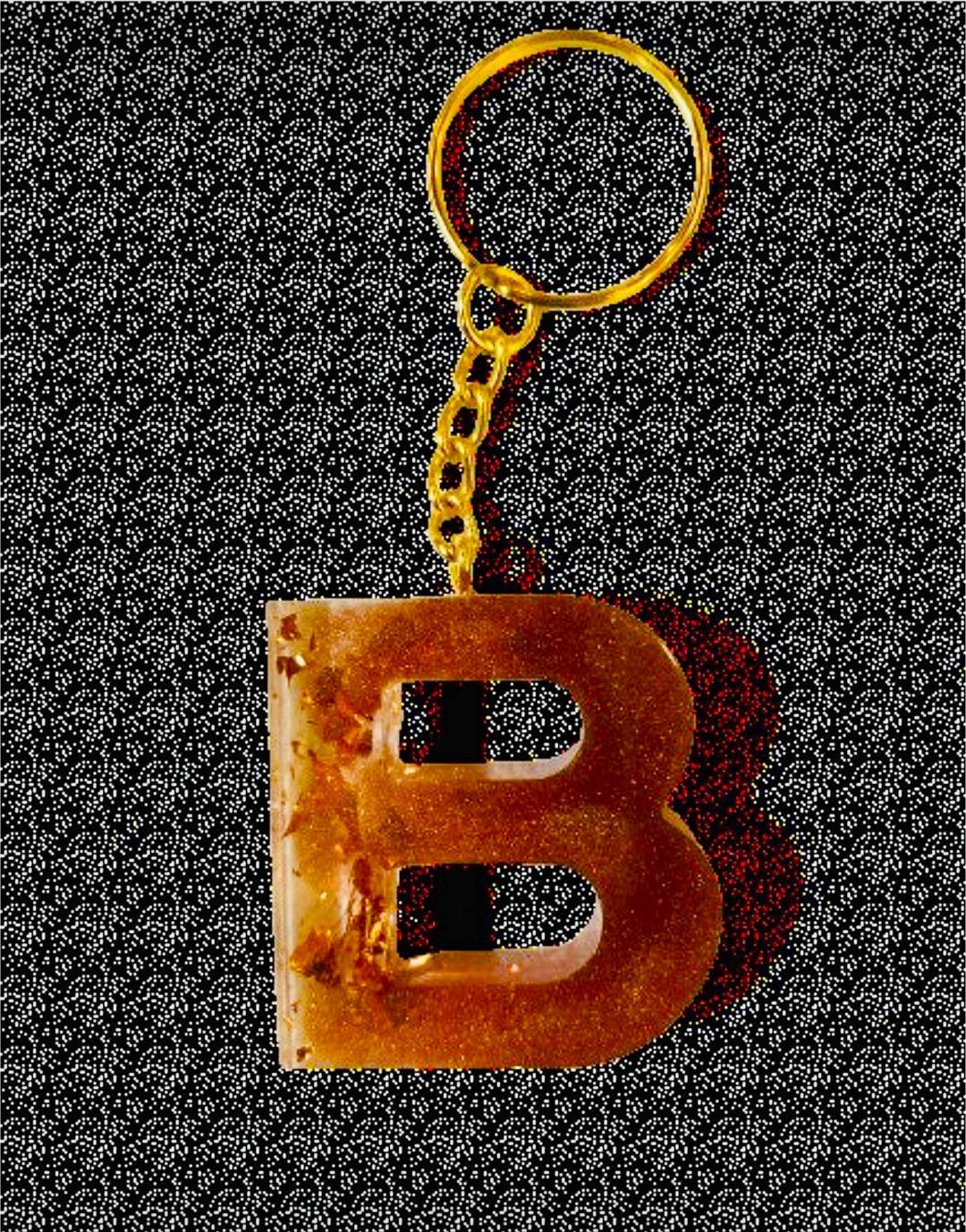 Alphabet Key Ring - Etsy