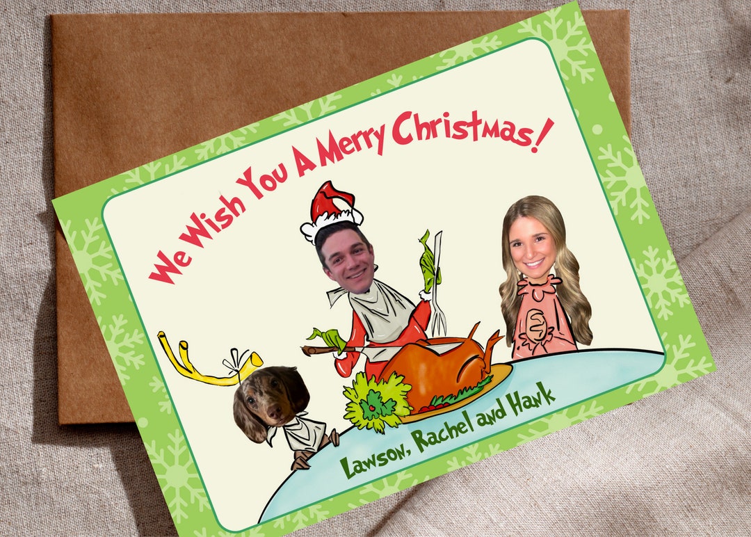 Fahoo Fores Dahoo Dores, Welcome Christmas | Custom Christmas Card ...