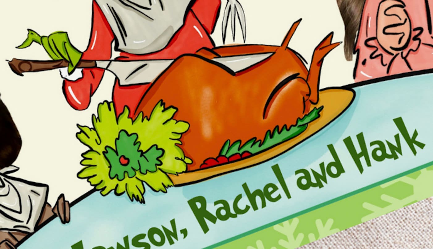 Fahoo Fores Dahoo Dores, Welcome Christmas | Custom Christmas Card ...