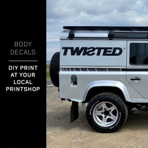 Twisted Land Rover Defender Logo Vector in Multiformat AI PNG SVG ...