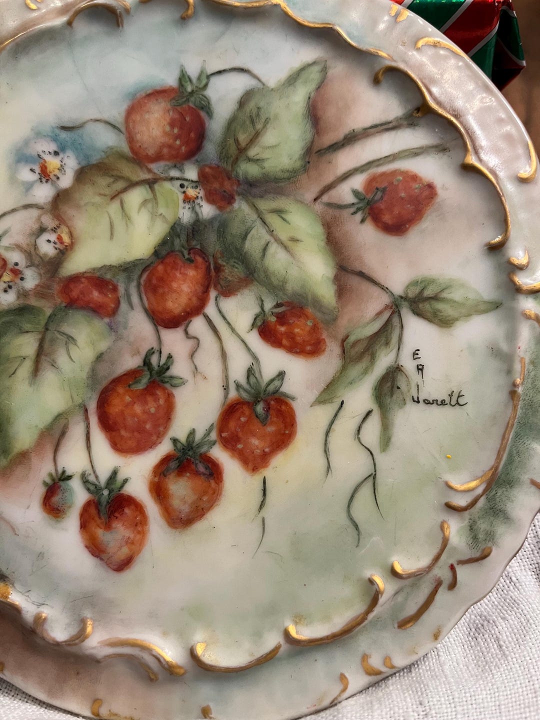 Antique Hand Painted Tea Trivets - Etsy
