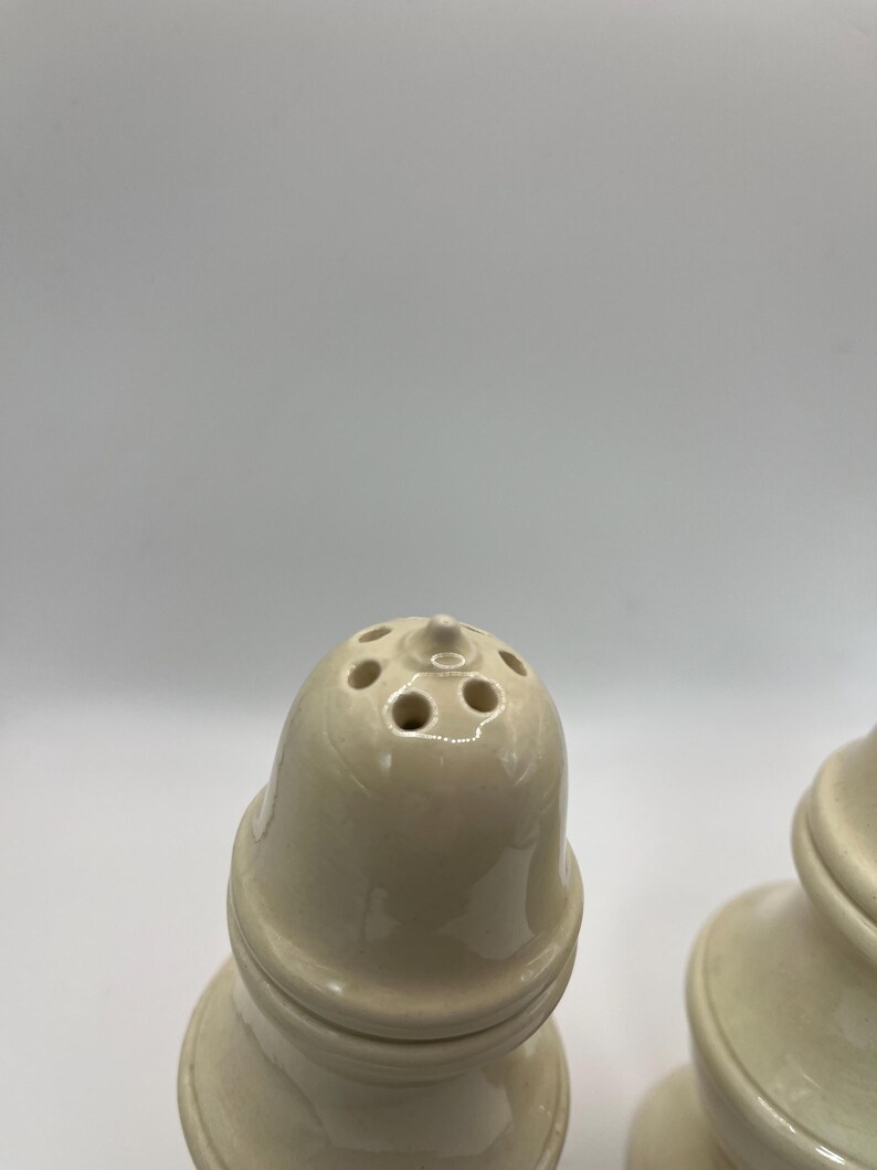 Vintage White Salt and Pepper Shaker, Made in England. 5.5” Tall - Etsy