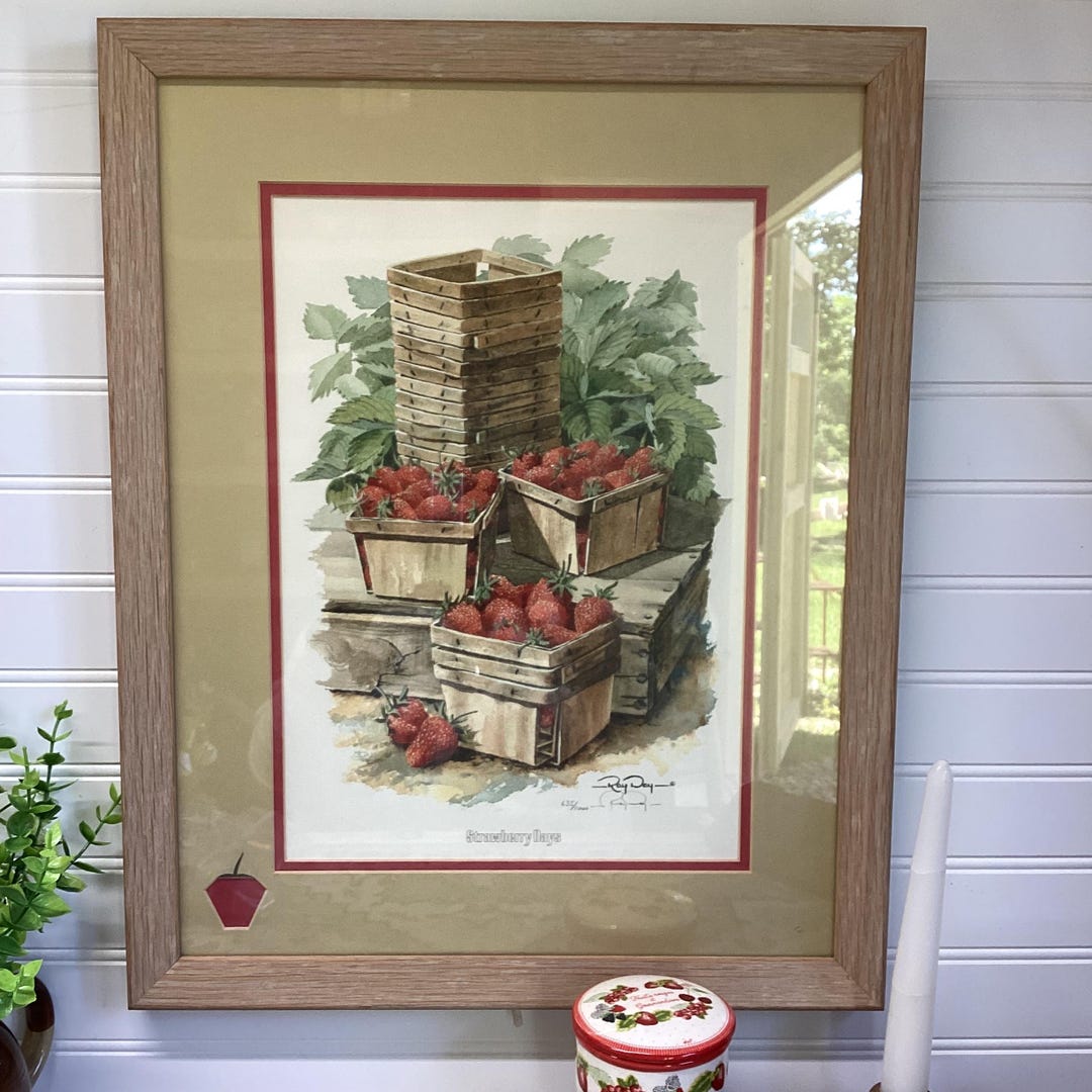 Framed and Signed Limited Edition Ray Day Offset Lithograph, Titled ...