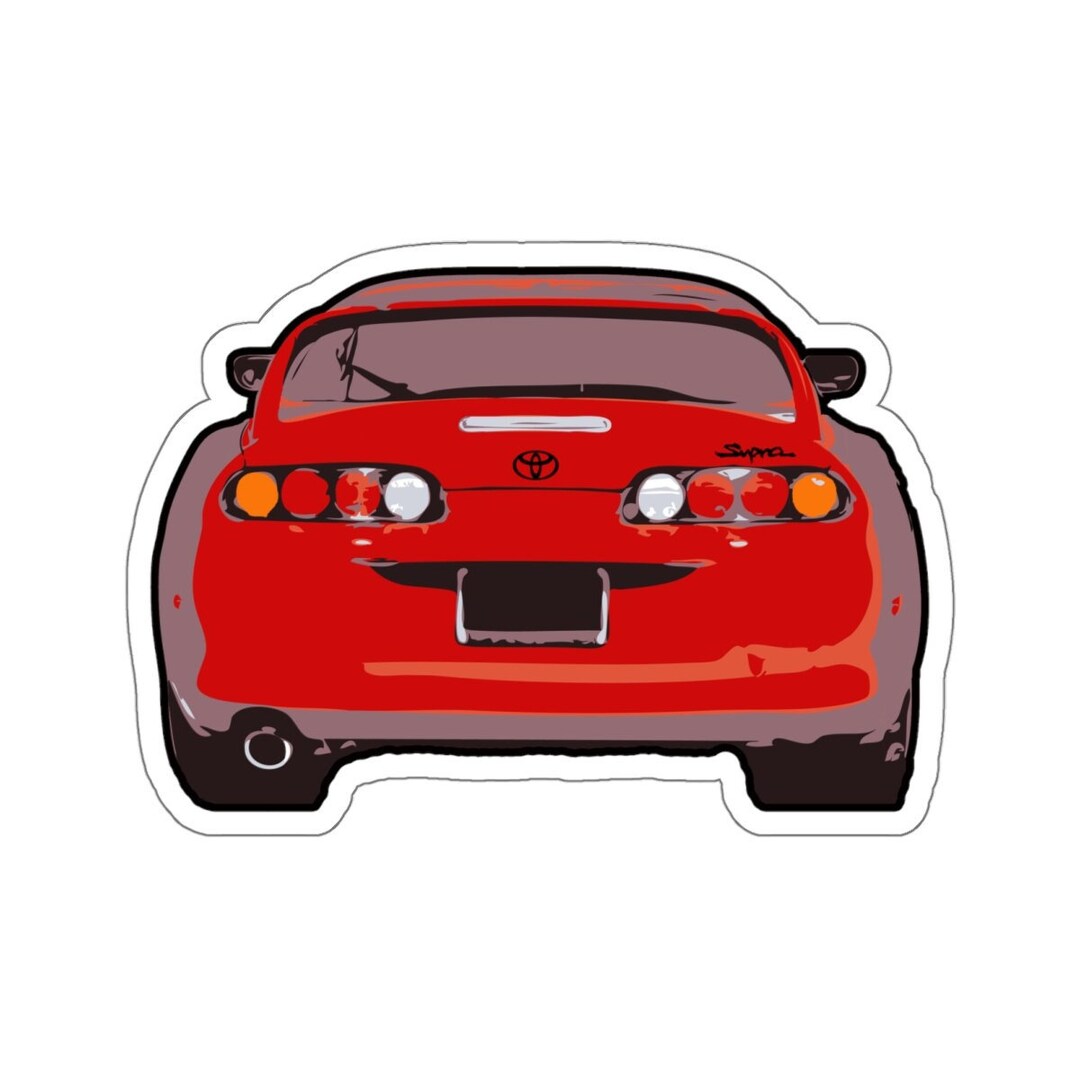 Toyota Supra Kiss-cut Stickers - Etsy