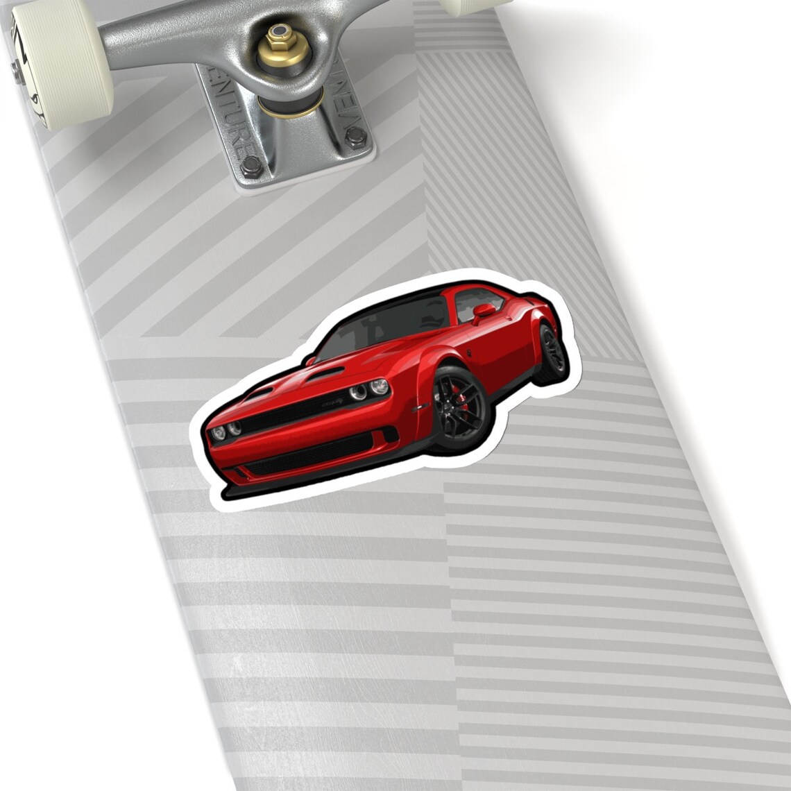 Dodge Challenger Hellcat- Kiss-cut Stickers - Etsy
