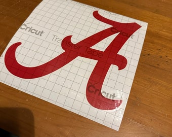 ALABAMA A Decal. Free Shipping. - Etsy