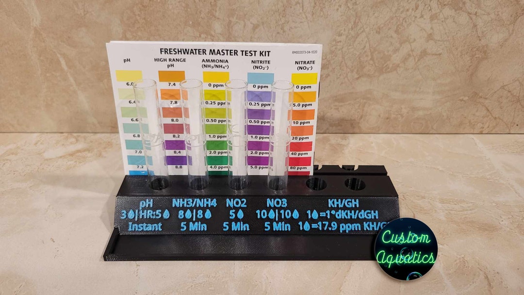Deluxe API Master Test Kit Tube Holder With Quick References - Etsy
