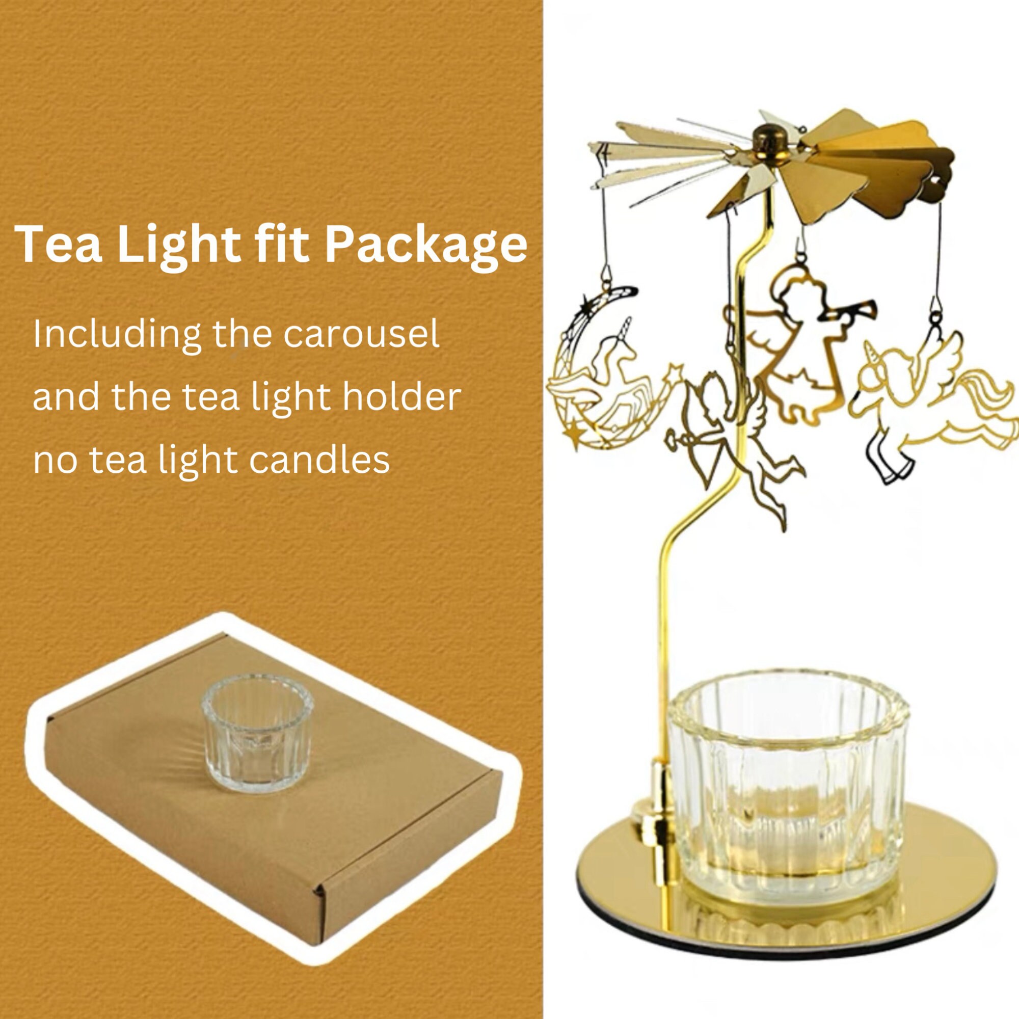 Best Christmas Gift 'carol Angel Candle Carousel' Candle Holder ...