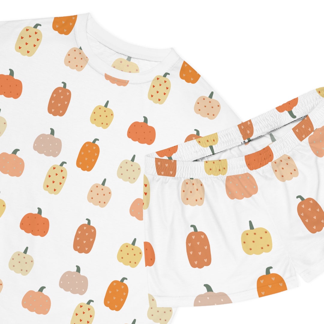 Pumpkin Pjs Cute Halloween Pjs Pumpkin Pyjamas October - Etsy