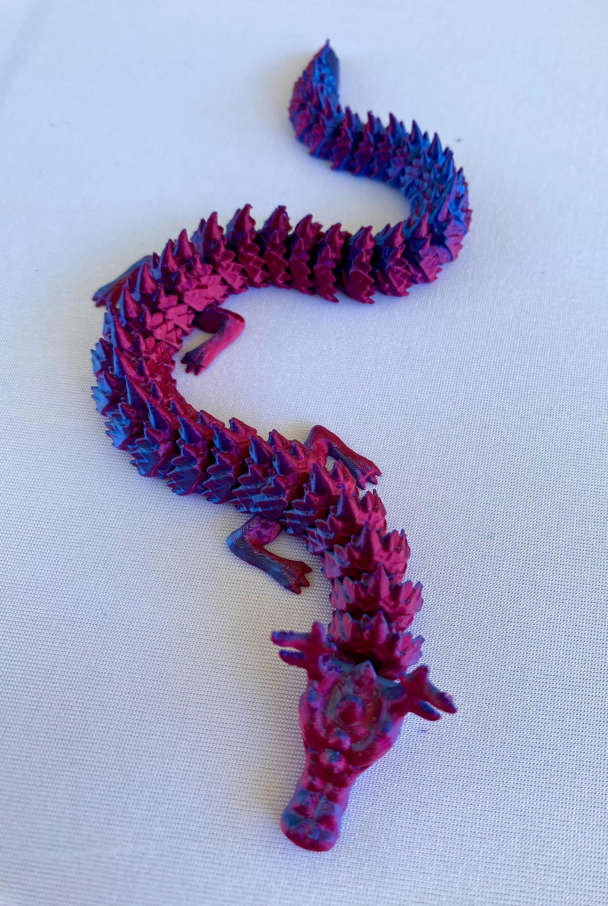 3D Printed Articulating Dragon (large) - Etsy