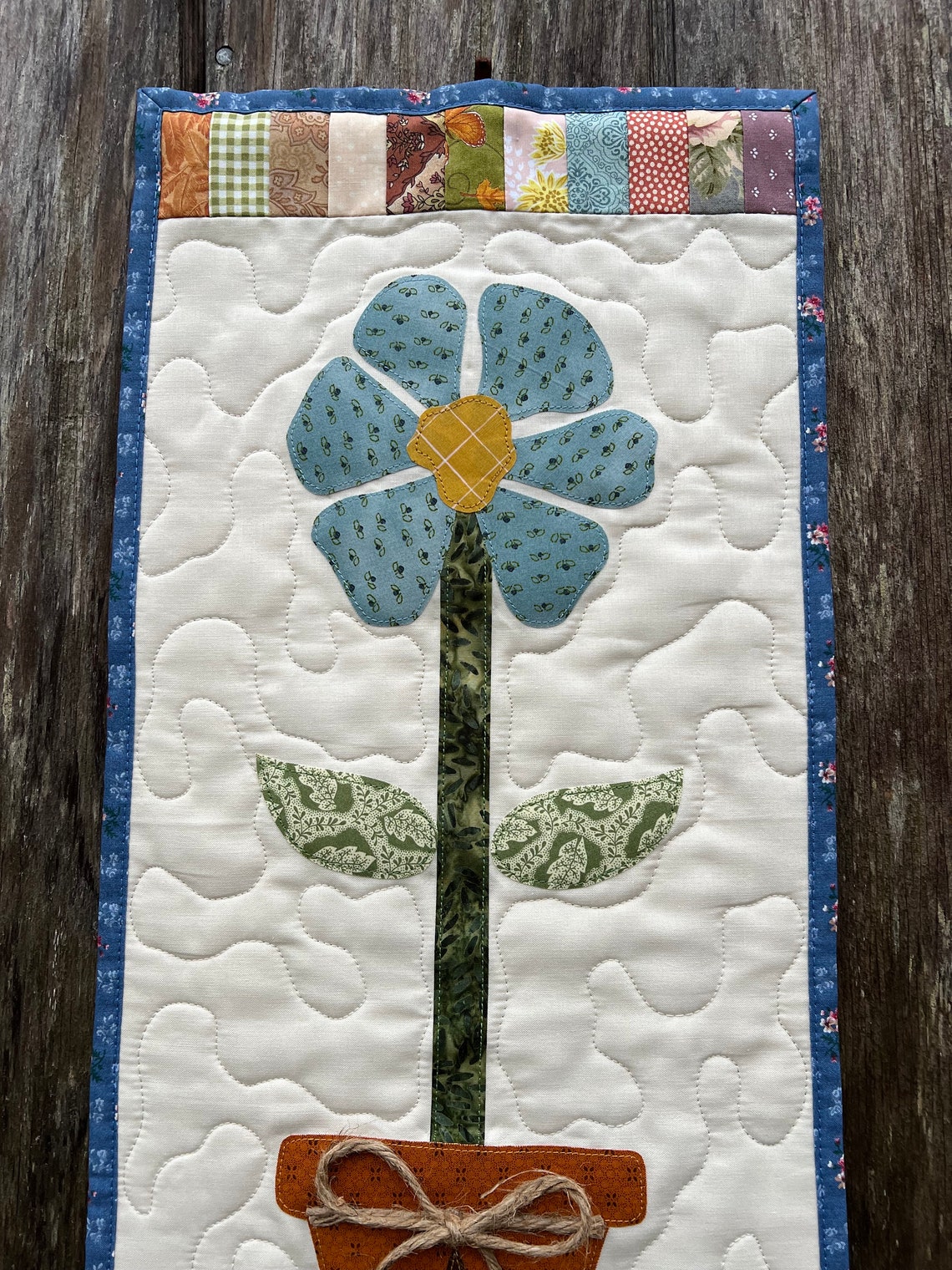 Bloom Quilted Door Banner - Etsy