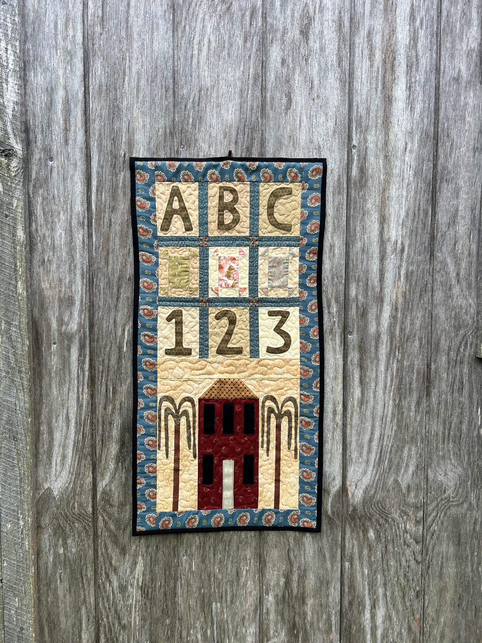 ABC Primitive Wall Quilt - Etsy