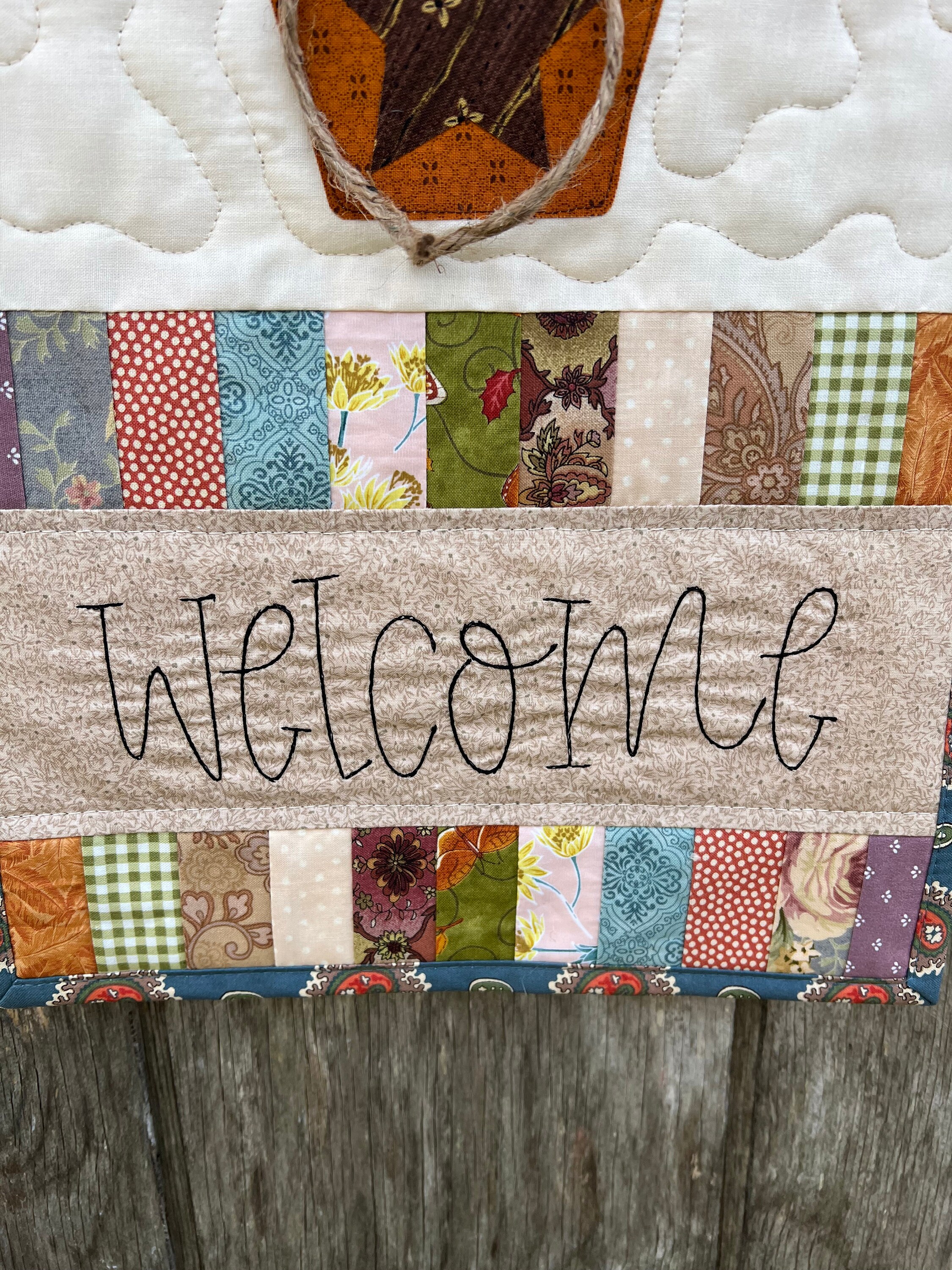 Bloom Quilted Door Banner - Etsy